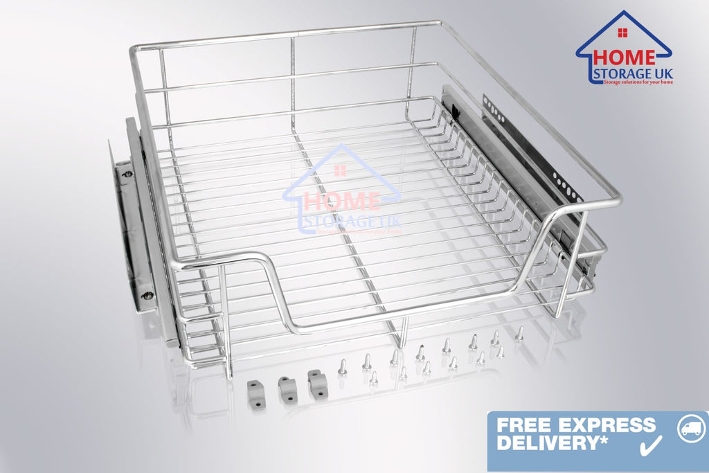 Pull Out Wire Baskets | 400mm – Home Storage UK